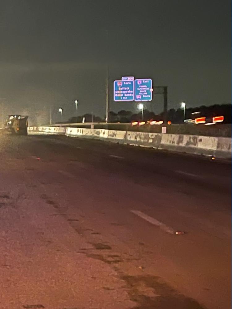 Dump truck driver charged after I-64 crash, traffic shutdown in Hampton ...