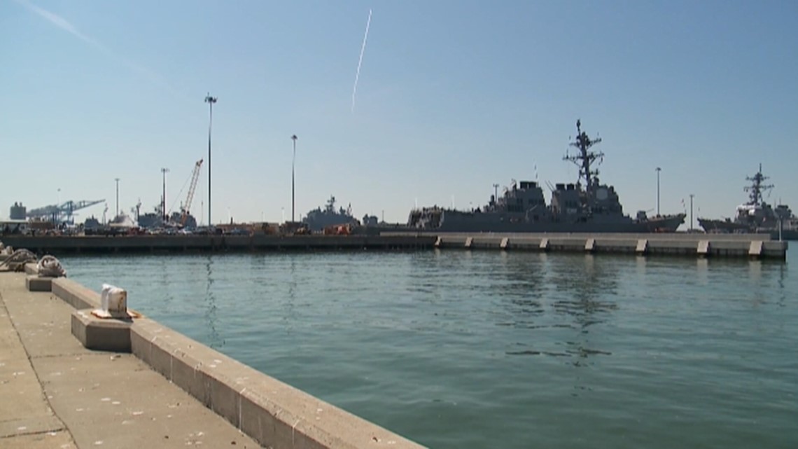 Notice more security at Naval Station Norfolk? It's an exercise ...