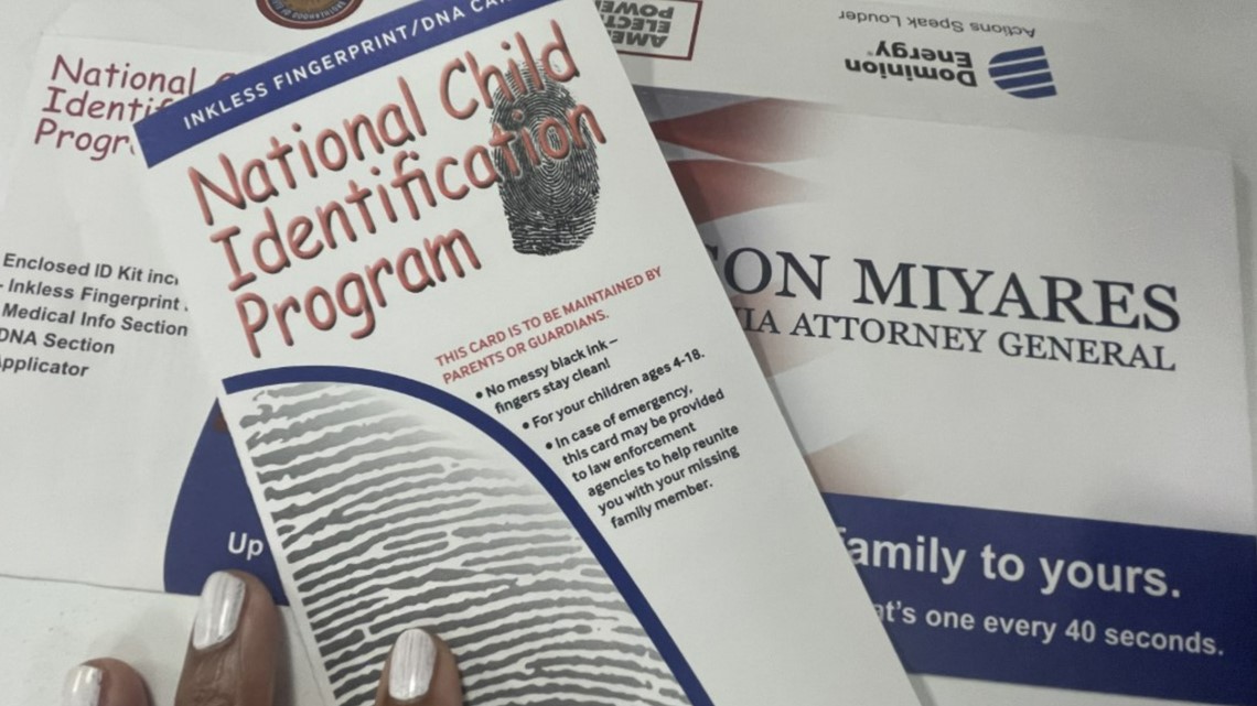 Virginia state leaders roll out child ID kits for middle school ...