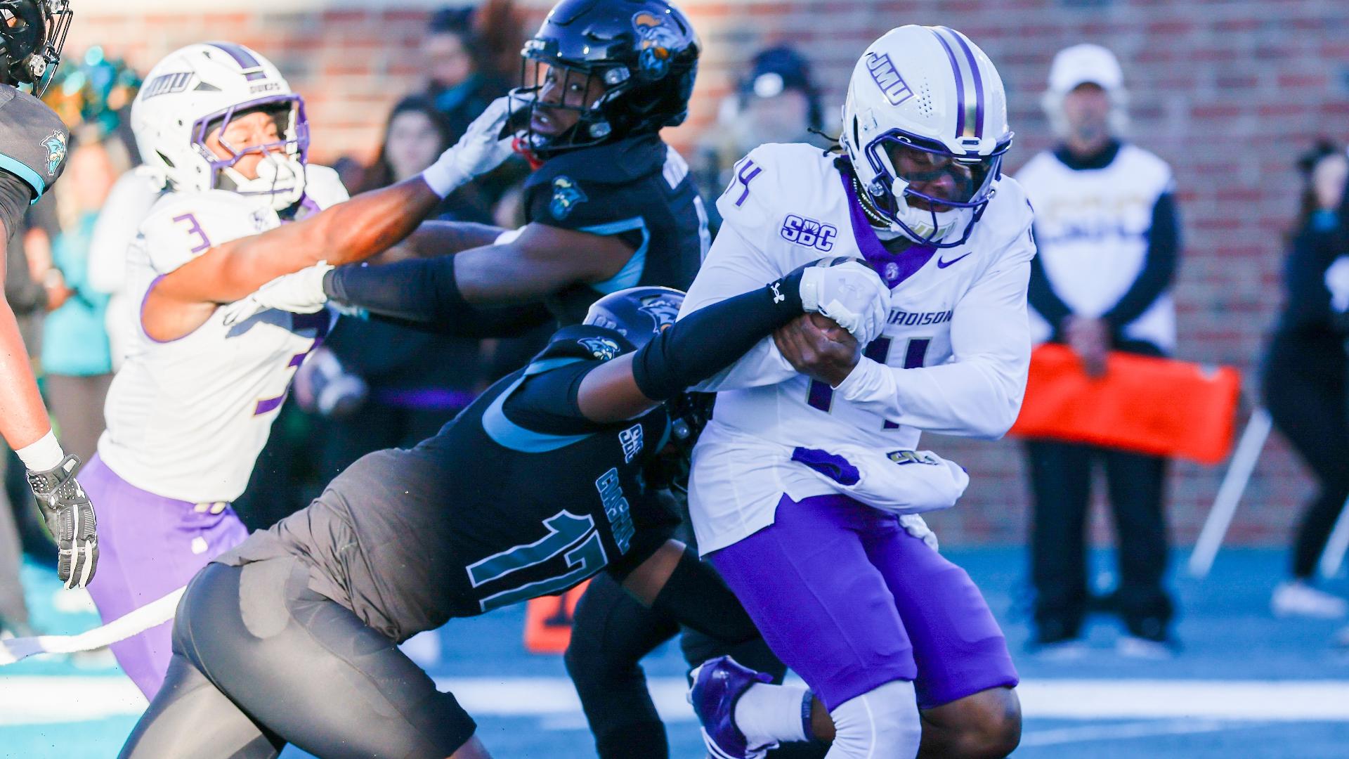 James Madison completes perfect Sun Belt season with rout of Coastal ...