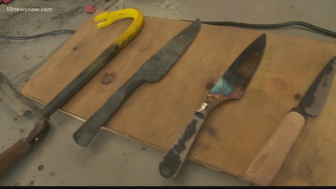 INSIDE ACCESS: Beach Blacksmith in Norfolk offers classes in the art | 13newsnow.com