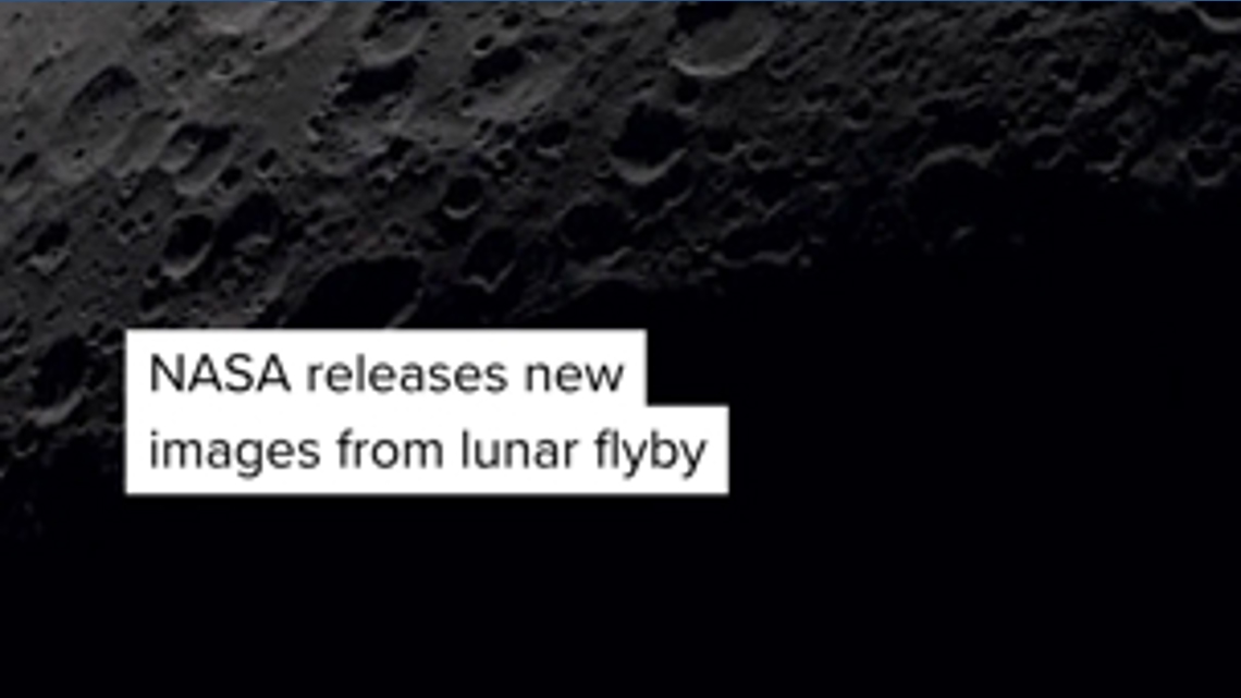 NASA releases new images from historic lunar flyby | 13newsnow.com
