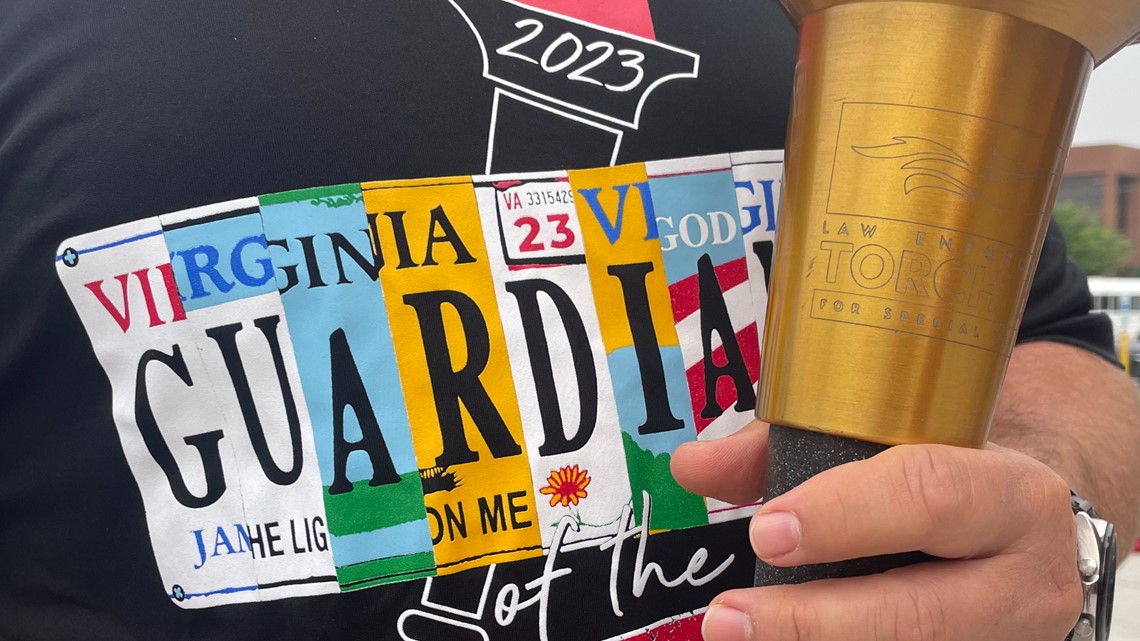 Hampton Roads law enforcement pass the torch for Special Olympics ...