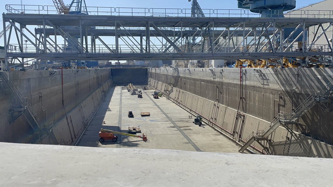 Multi-million-dollar dry dock renovation completed at Norfolk Naval ...