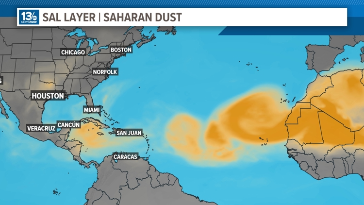Sahel: How Saharan dust hinders the formation of hurricanes | 13newsnow.com