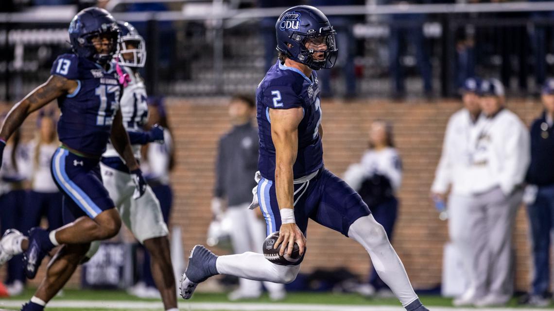 Colton Joseph's 4 first-half TD passes propel Old Dominion to 47-19 ...