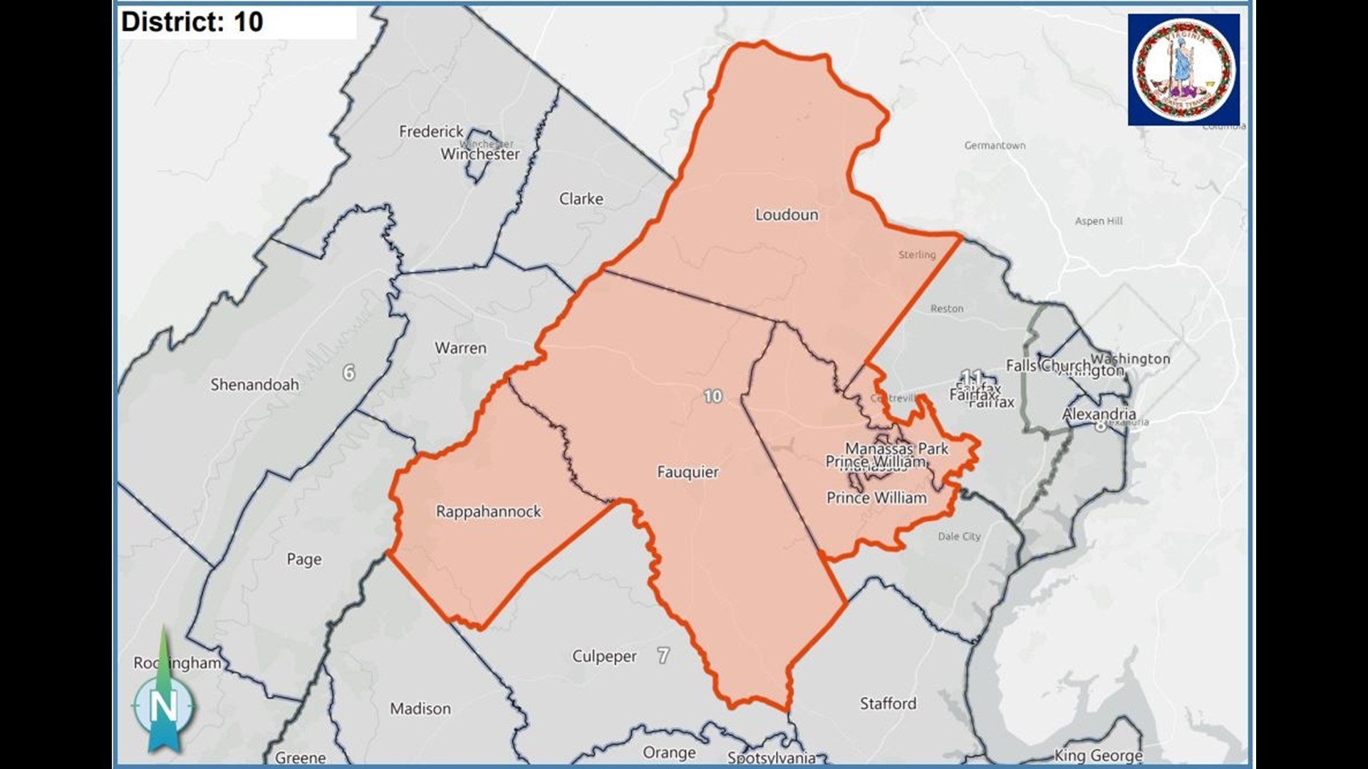 Virginia House elections 2022 | Find your congressional district ...