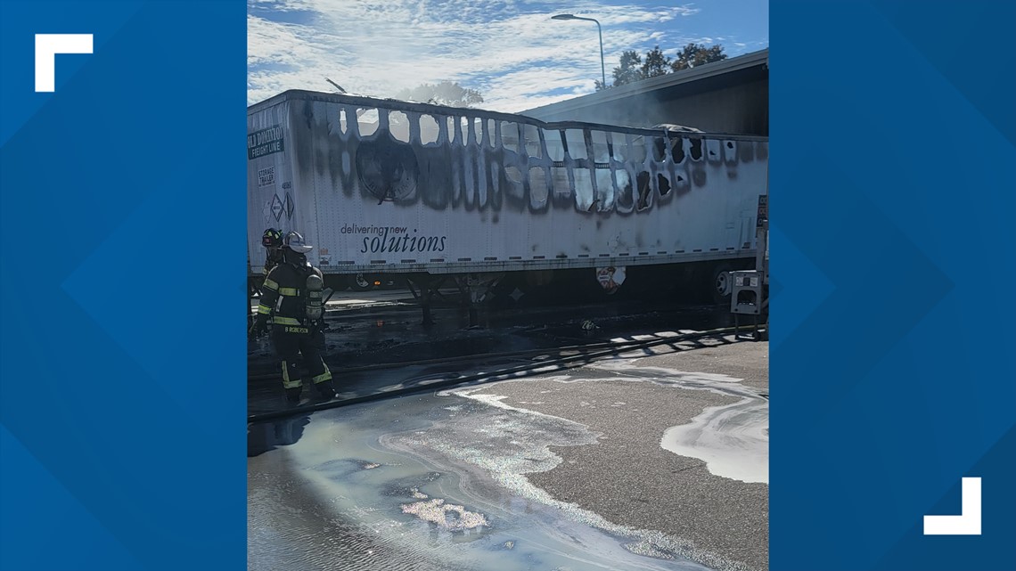 Person injured in fire at Old Dominion Freight Line in Chesapeake ...