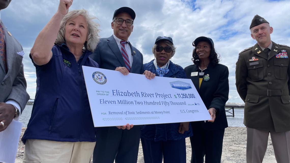 Millions received to clean up section of Elizabeth River | 13newsnow.com