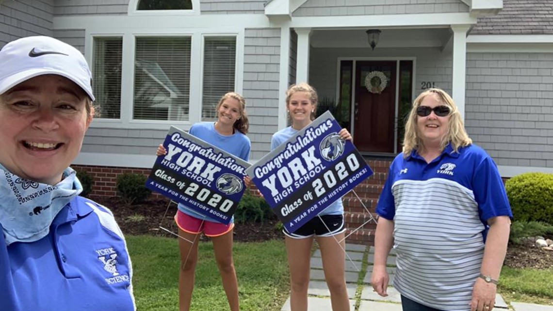 York High School shows its appreciation for the Class of 2020 ...