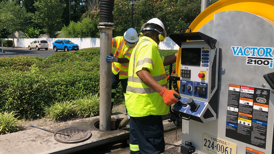 Stormwater crews clean out Norfolk's drains, ditches ahead of Tropical ...