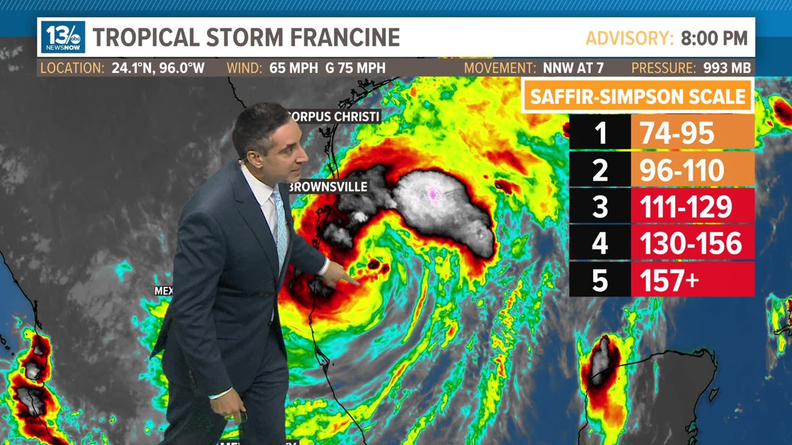 Tropics Update: Tropical Storm Francine on its way to becoming a ...