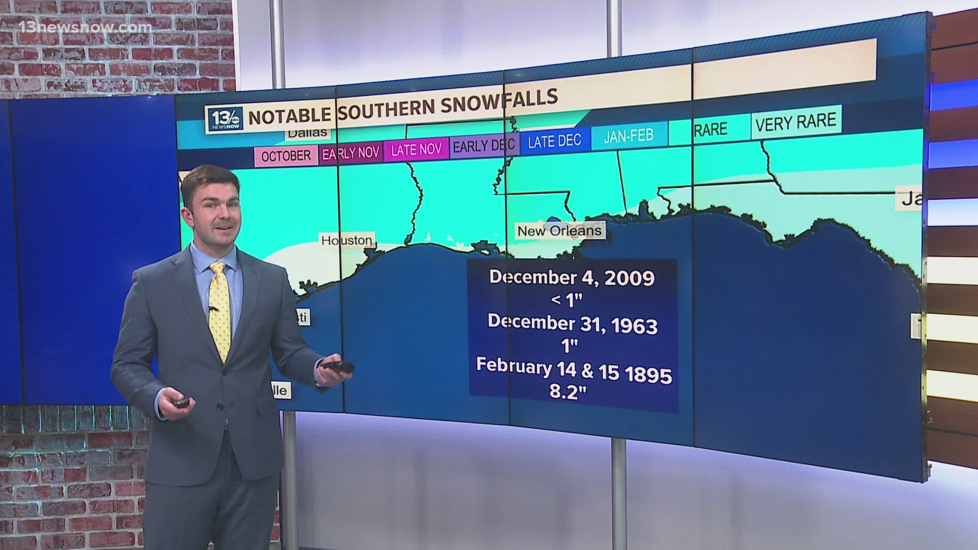 Snow in New Orleans and the Deep South? It's happened before | 13newsnow.com