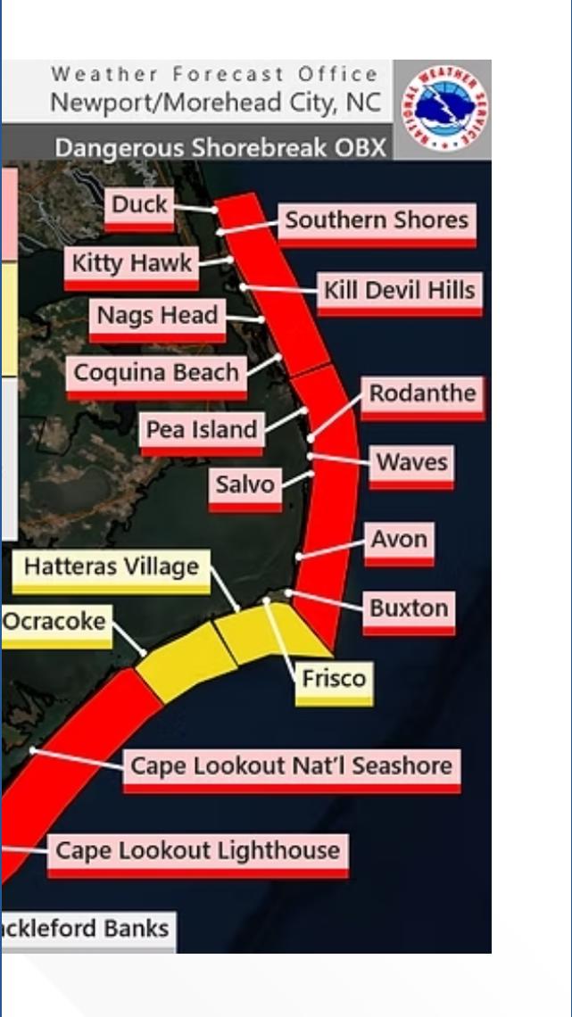 Tropical Storm Dexter: Rip current risks and advisories | 13newsnow.com