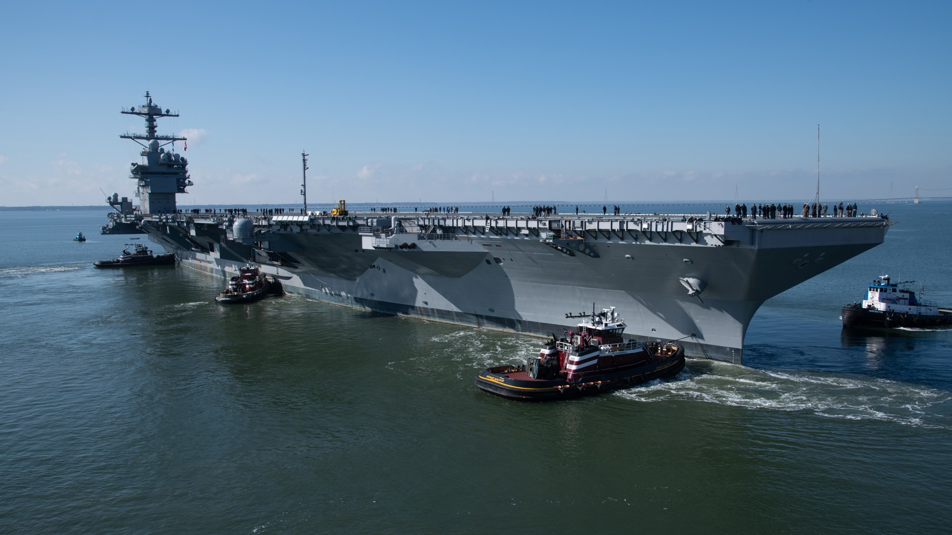 Future USS John F. Kennedy aircraft carrier completes sea trials ...