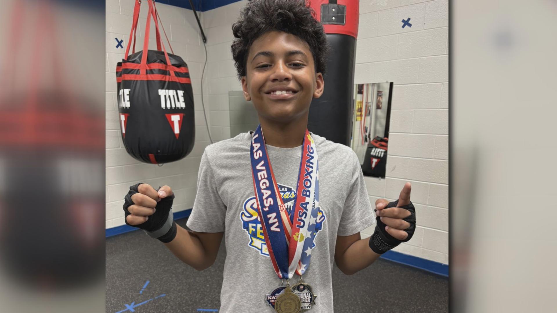 Chesapeake boxer Josiah Gordon strikes gold at Junior Olympics ...
