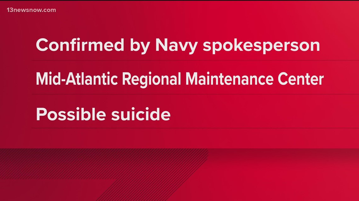 Navy confirms 4 sailor deaths in Norfolk from apparent suicide ...
