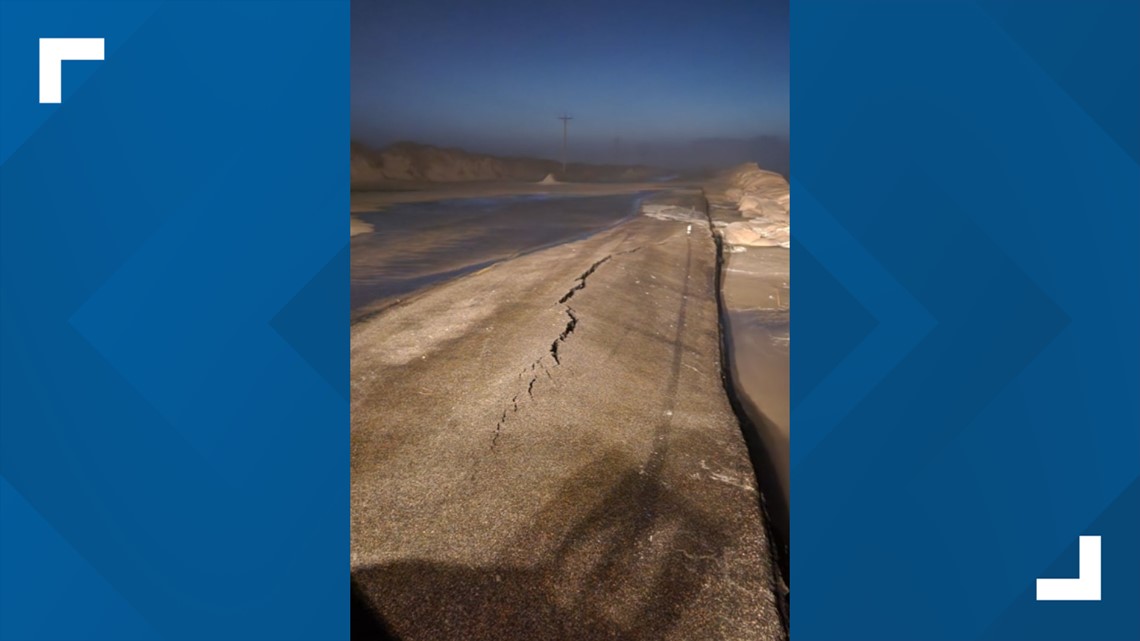 N.C. Highway 12 on Ocracoke Island closed due to overwash | 13newsnow.com