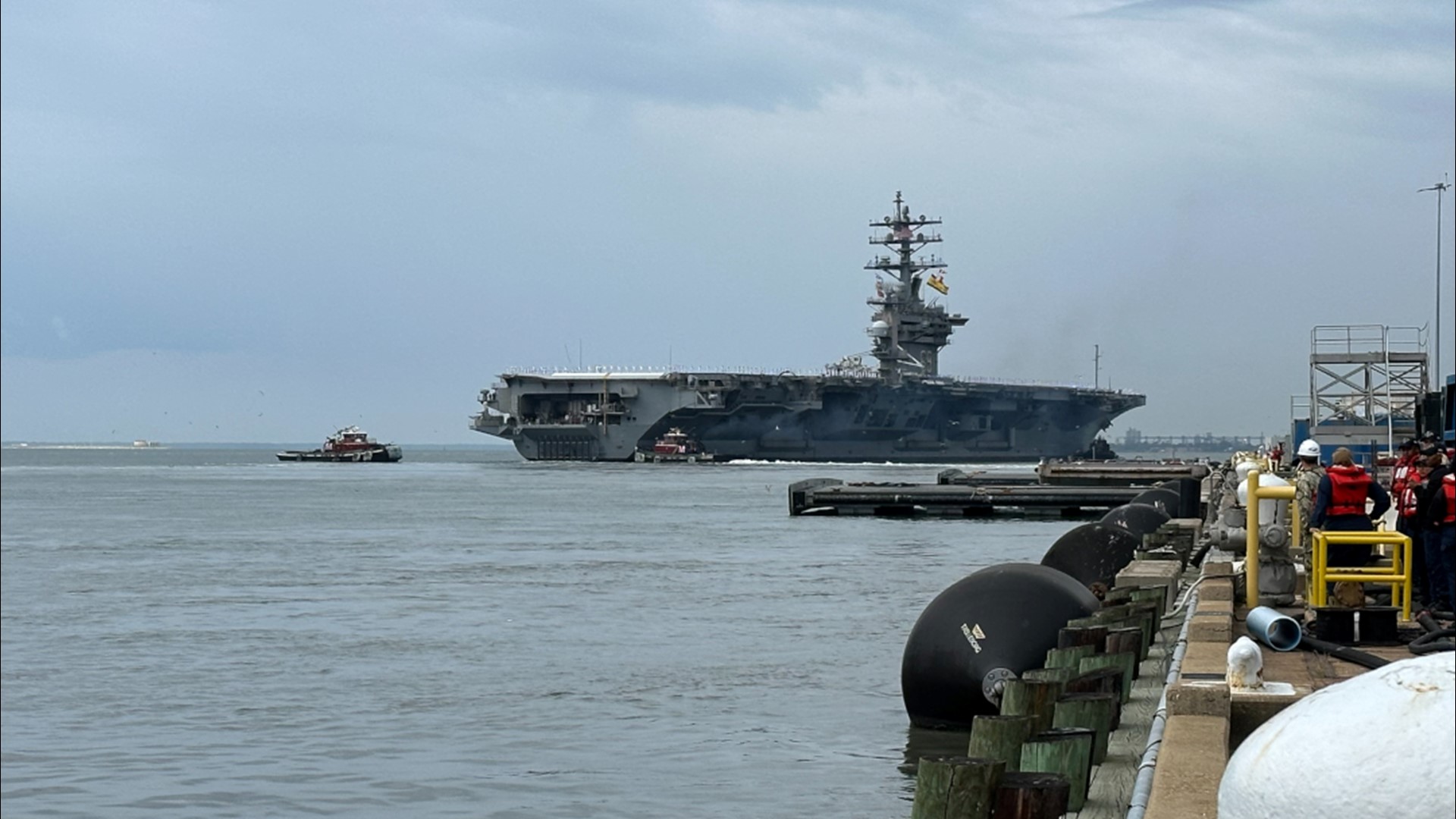 USS Dwight D. Eisenhower deployment temporarily delayed | 13newsnow.com