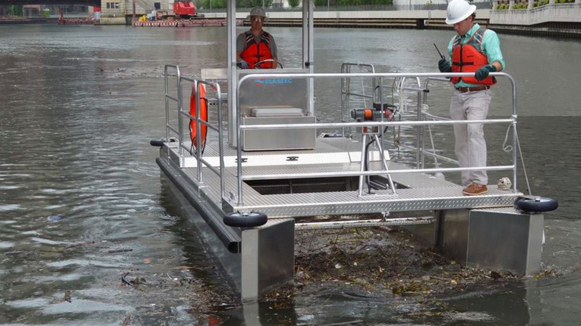 Trash skimming catamaran to pick up litter in Norfolk | 13newsnow.com