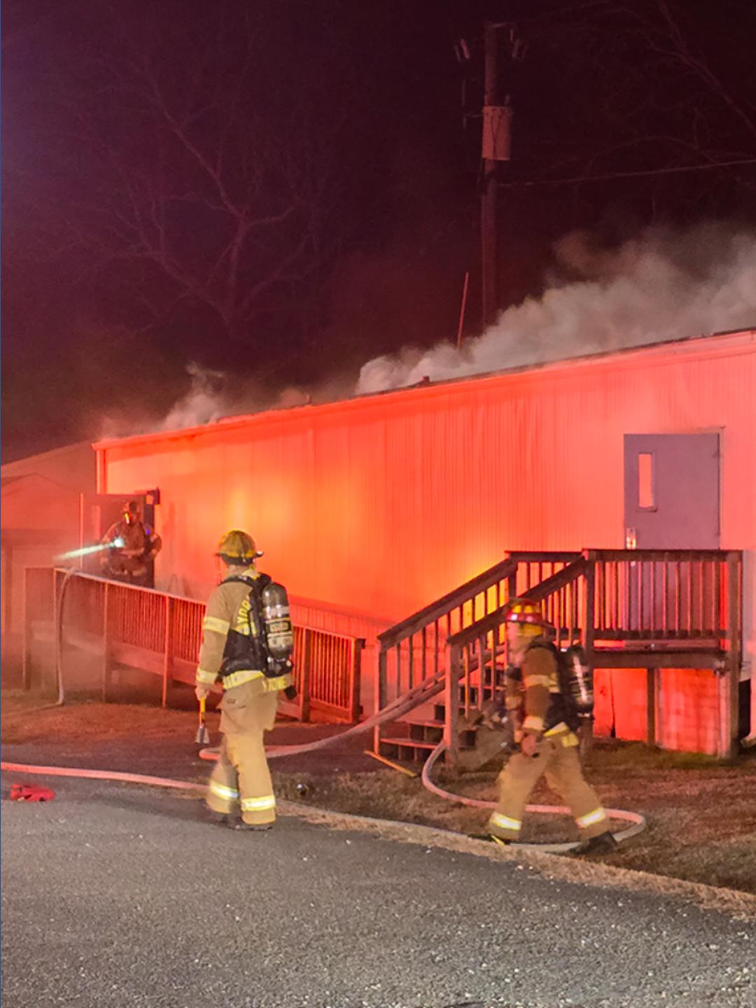 Fire damages storage trailer near York High School | 13newsnow.com