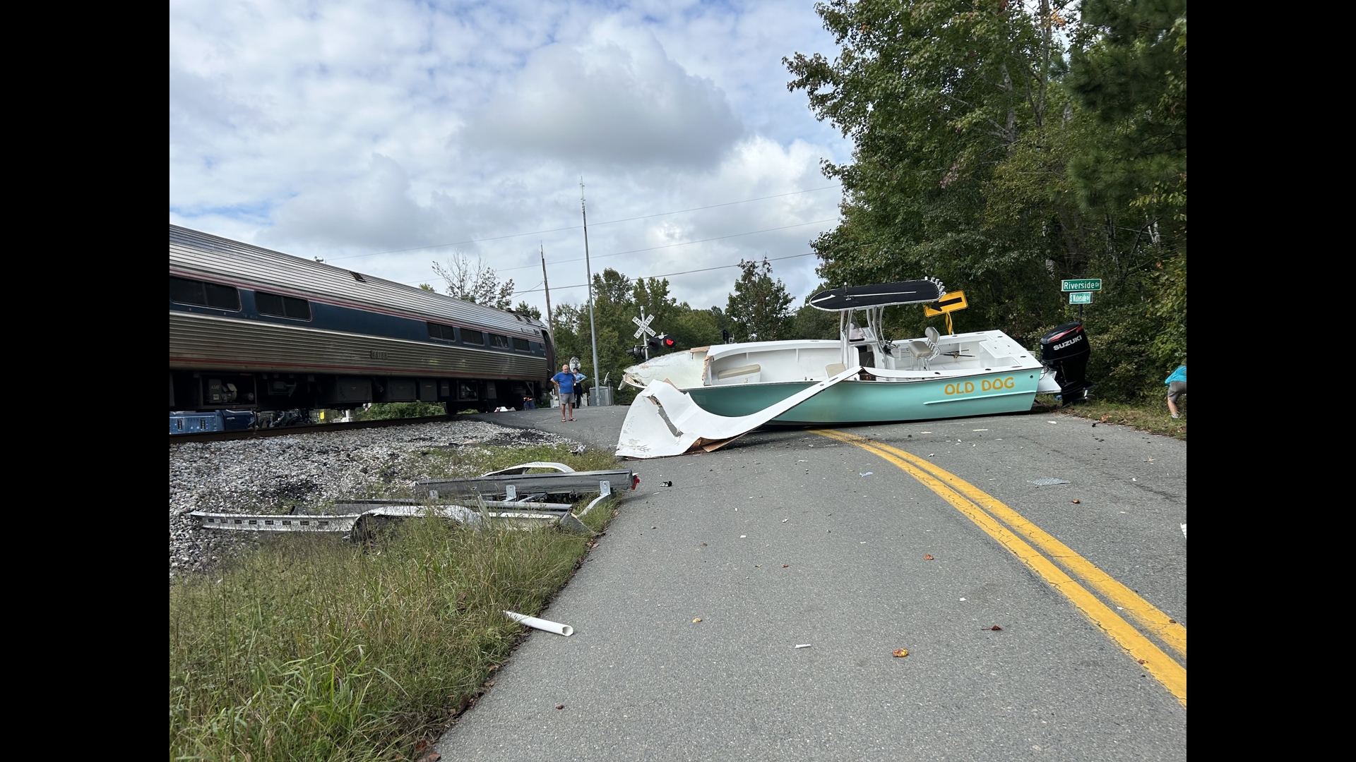 Train crashes into pickup truck stuck on tracks in New Kent County ...
