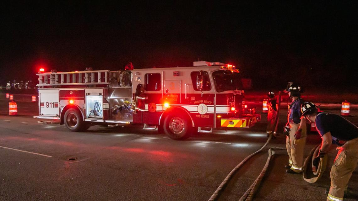 Firefighters battle fire at vacant Virginia Beach business | 13newsnow.com