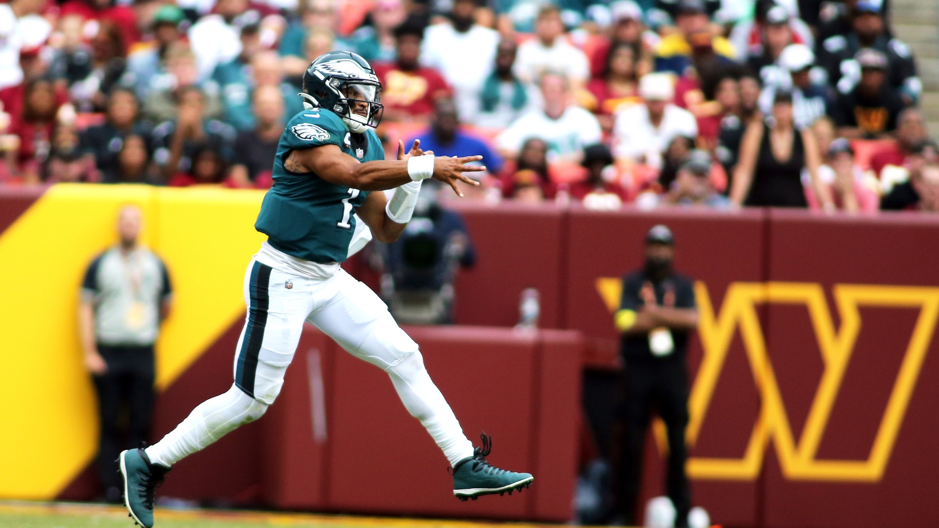 Commanders’ Wentz fumbles, struggles in 1st game vs. Eagles | 13newsnow.com