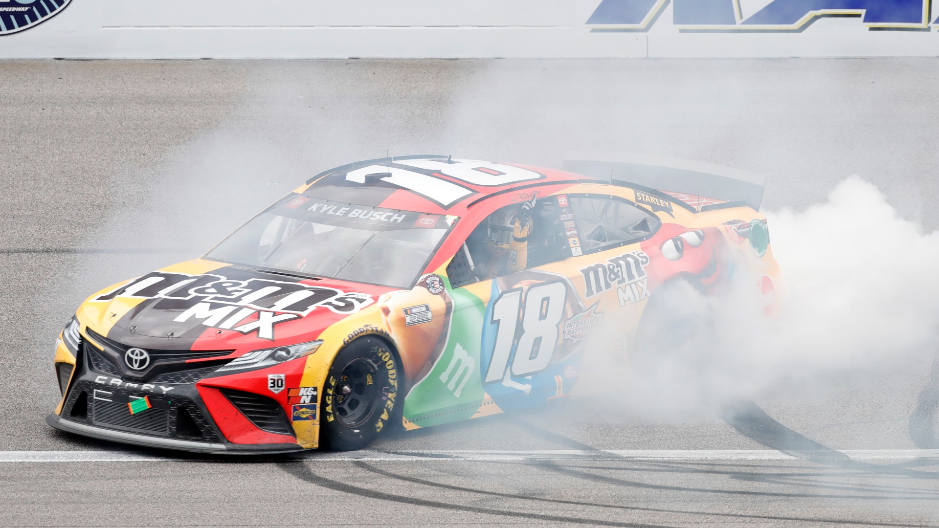 Busch celebrates birthday with win at Kansas Speedway | 13newsnow.com