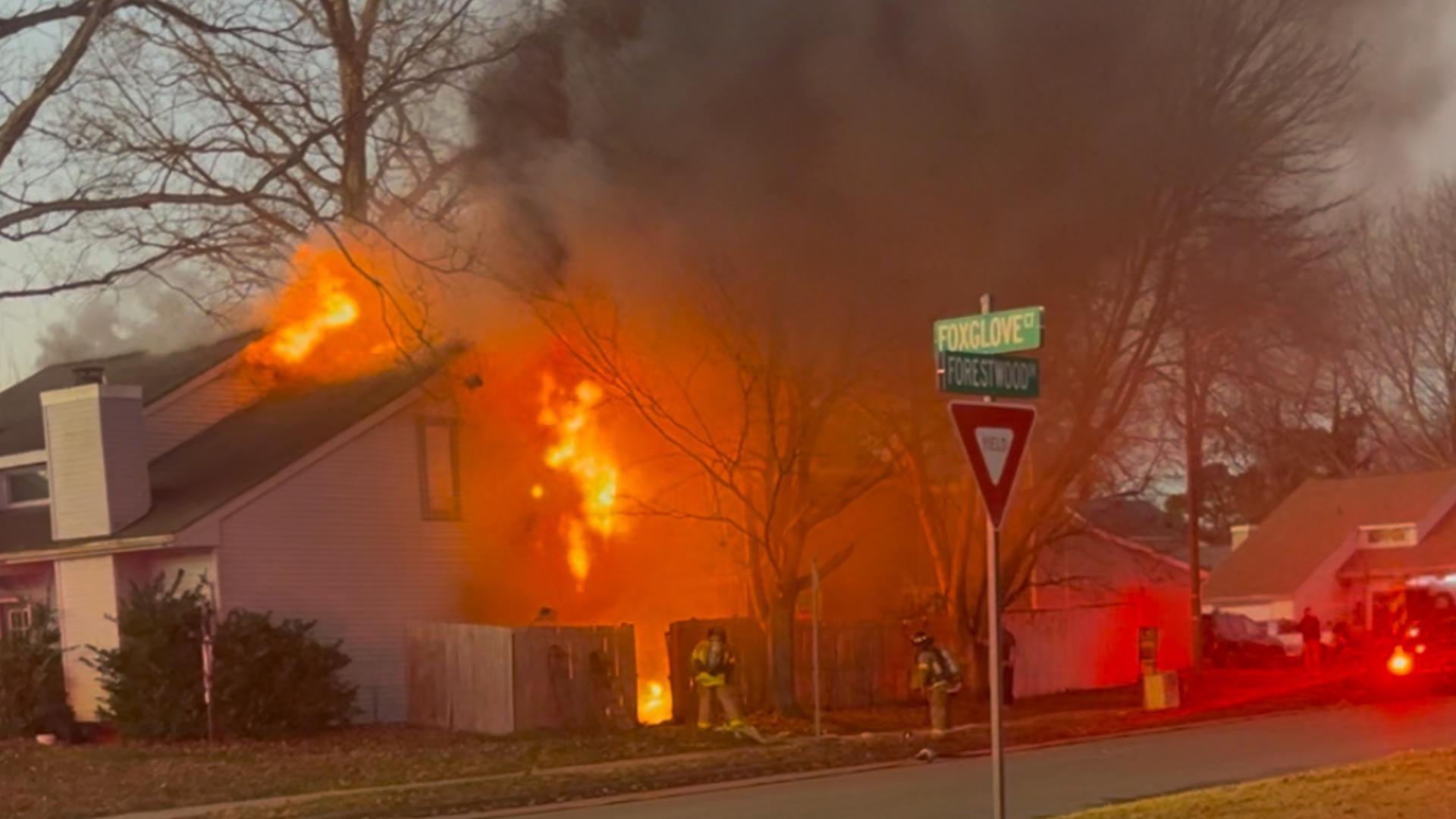One man displaced after house fire in Virginia Beach | 13newsnow.com