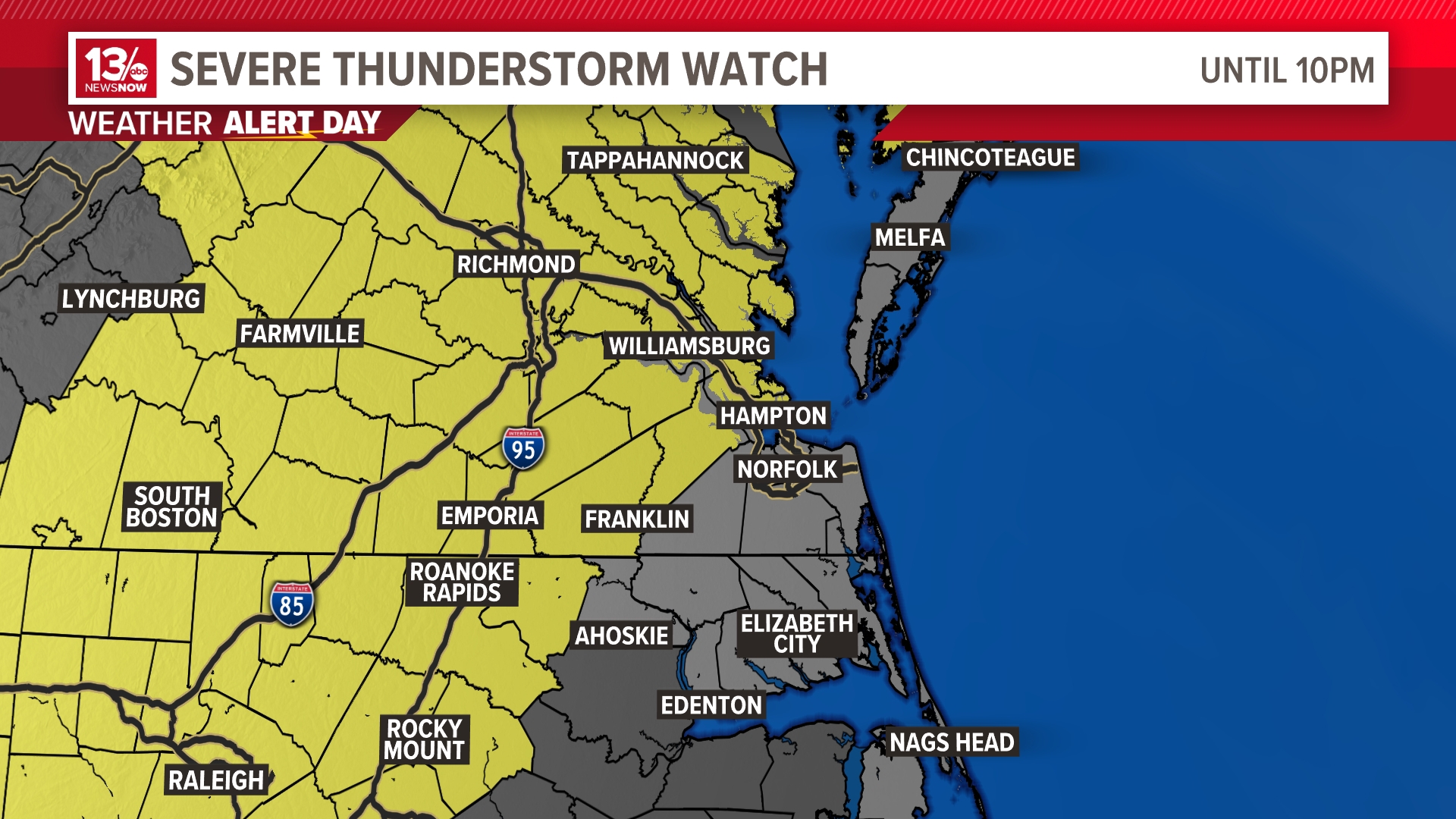 Live Updates: Weather Alert Day ends | 13newsnow.com