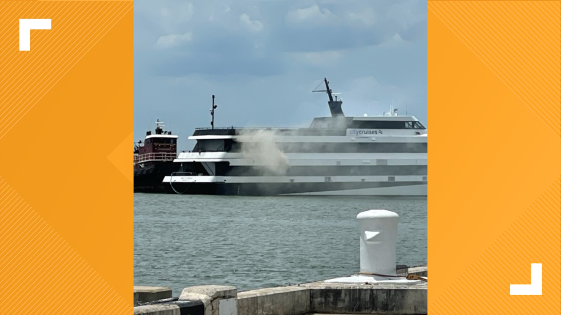 Fire on board the Spirit of Norfolk cruise yacht | 13newsnow.com