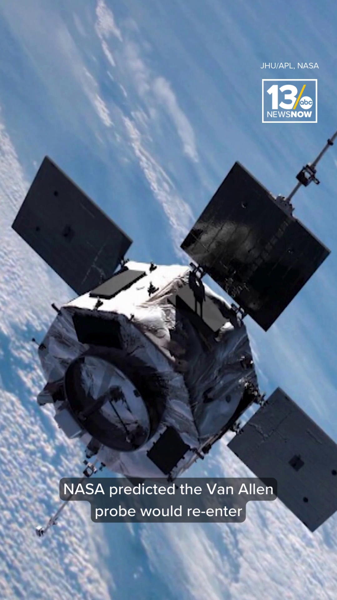 NASA: Satellite to crash back to Earth | 13newsnow.com