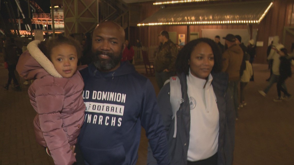 ODU fans, staff & their families enjoying a break before the Monarchs ...