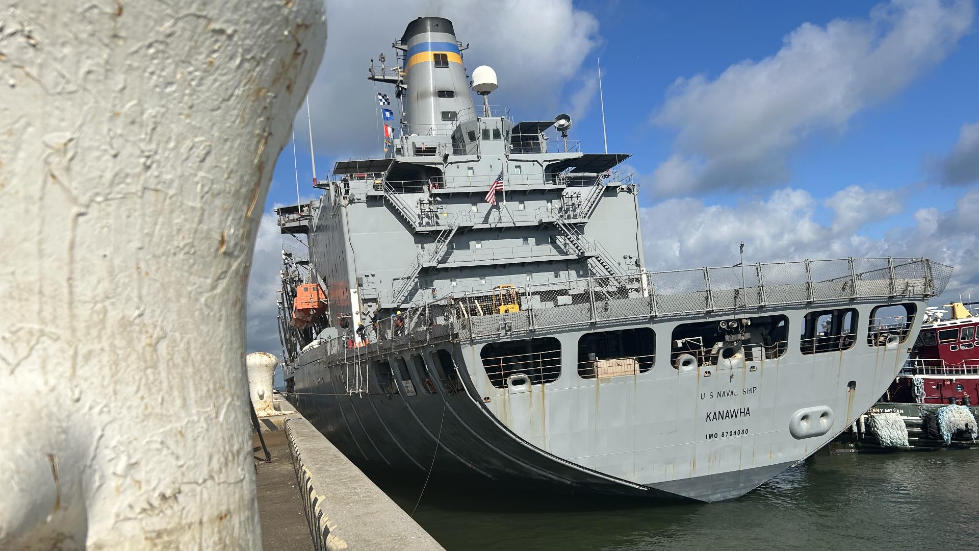 USNS Kanawha homecoming after 9-month deployment | 13newsnow.com