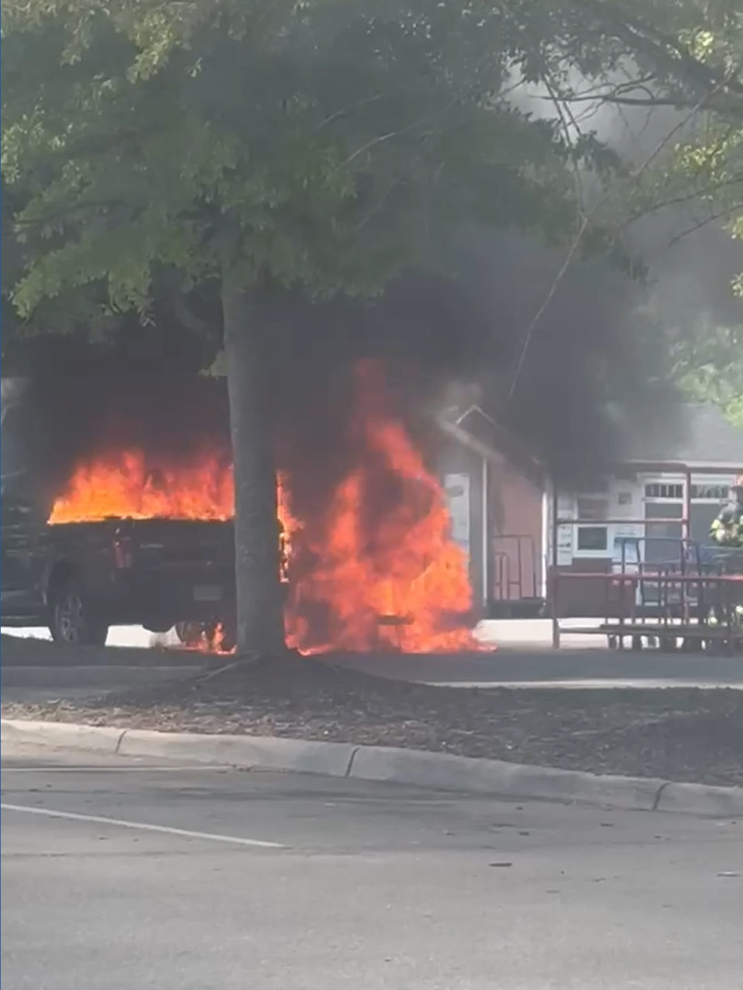 Chesapeake firefighters respond to two-vehicle fire at Lowe’s on ...
