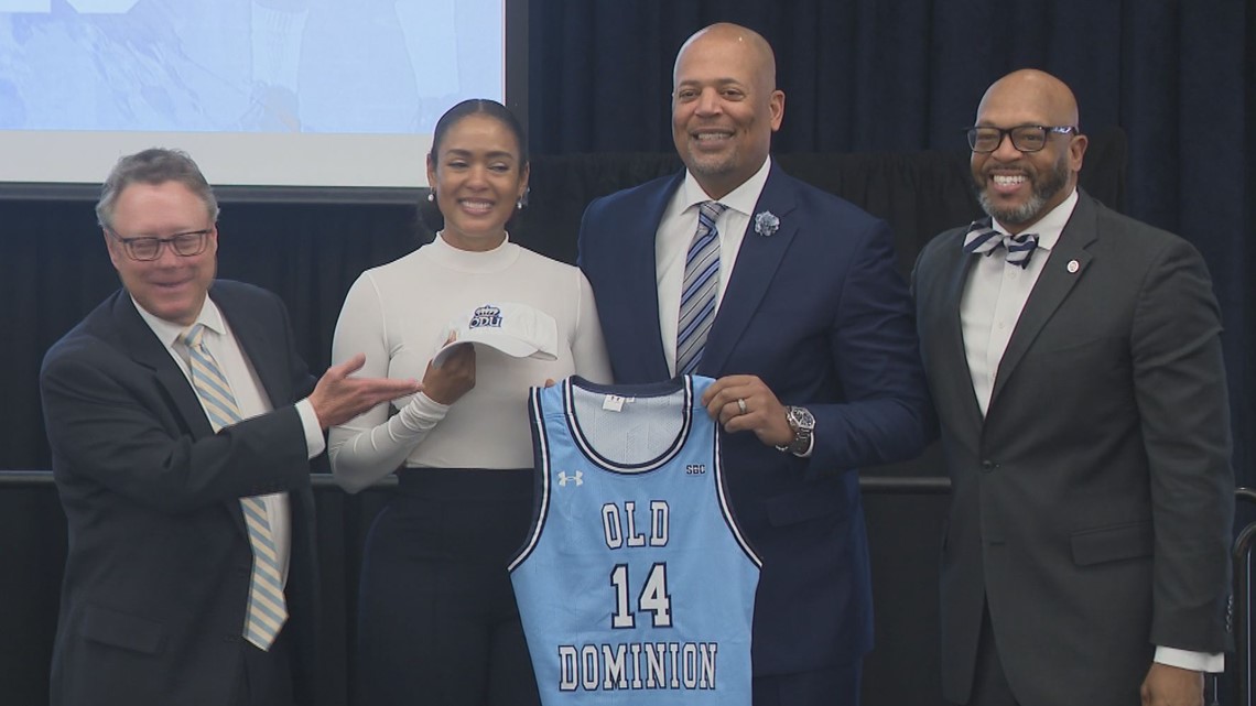 Mike Jones back home officially as ODU's head coach | 13newsnow.com