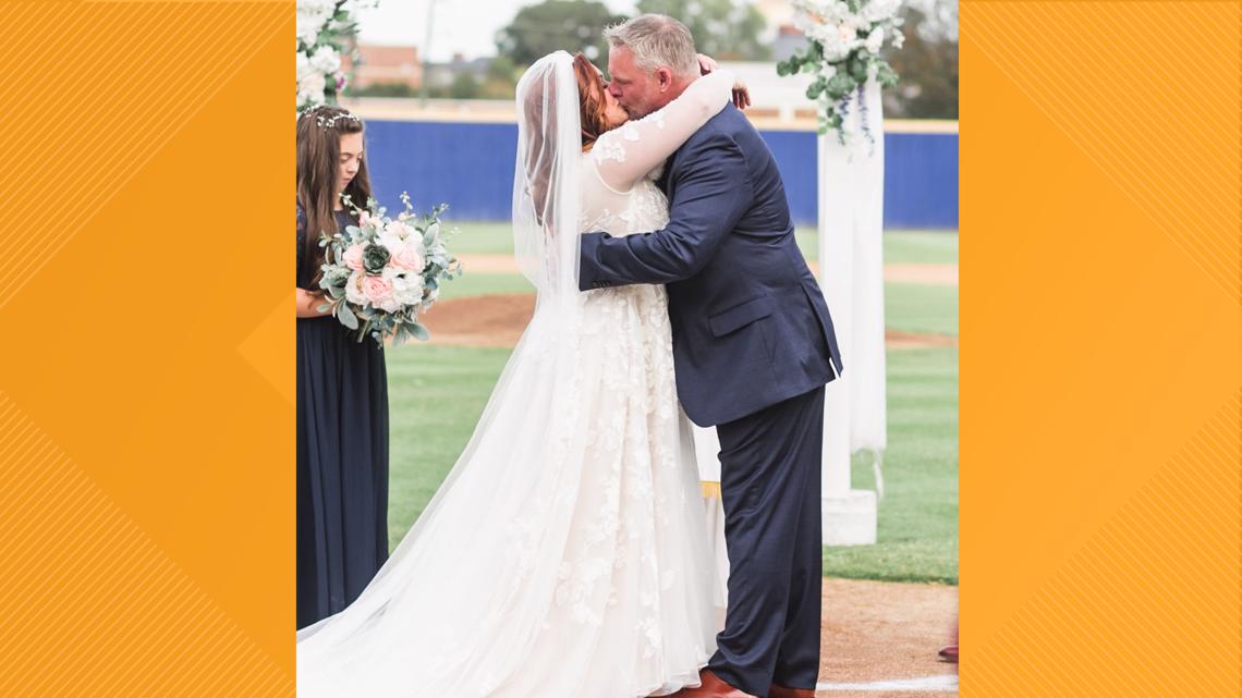 CNU baseball coach marries love of his life at home plate of Captains ...