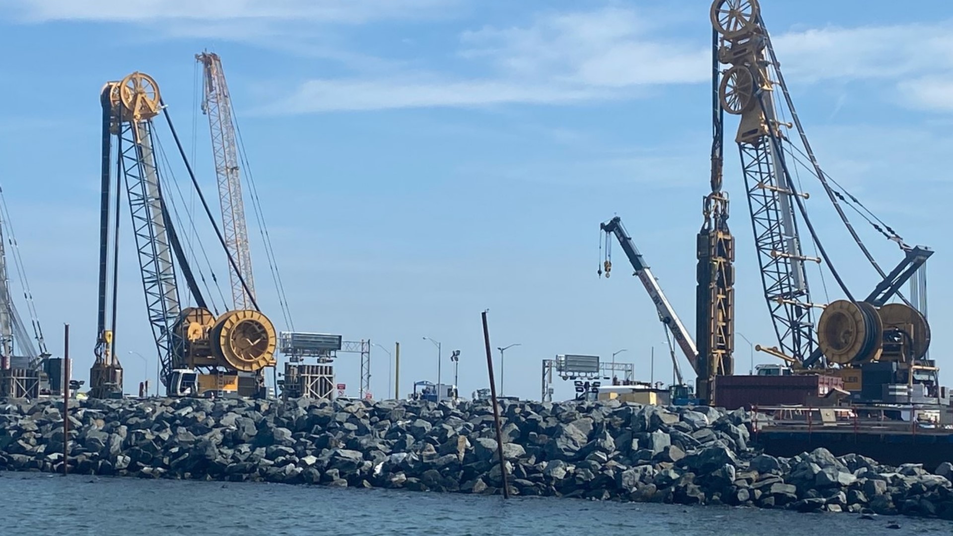 Crews make progress on HRBT Expansion Project | 13newsnow.com