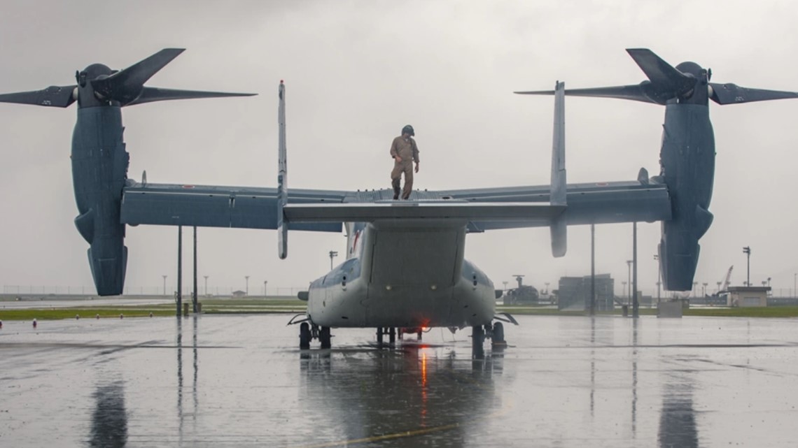 V-22 Osprey military aircraft remains grounded after deadly crash ...