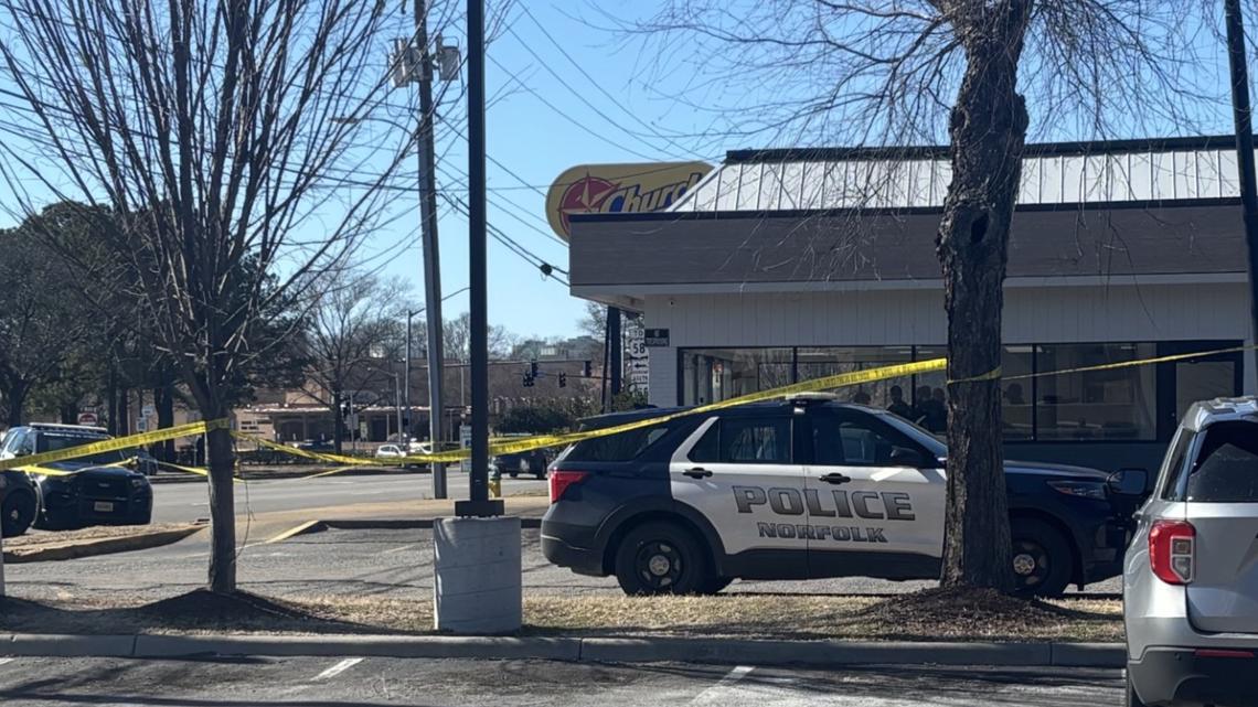 Suspect charged after man killed, woman injured in shooting at Norfolk ...