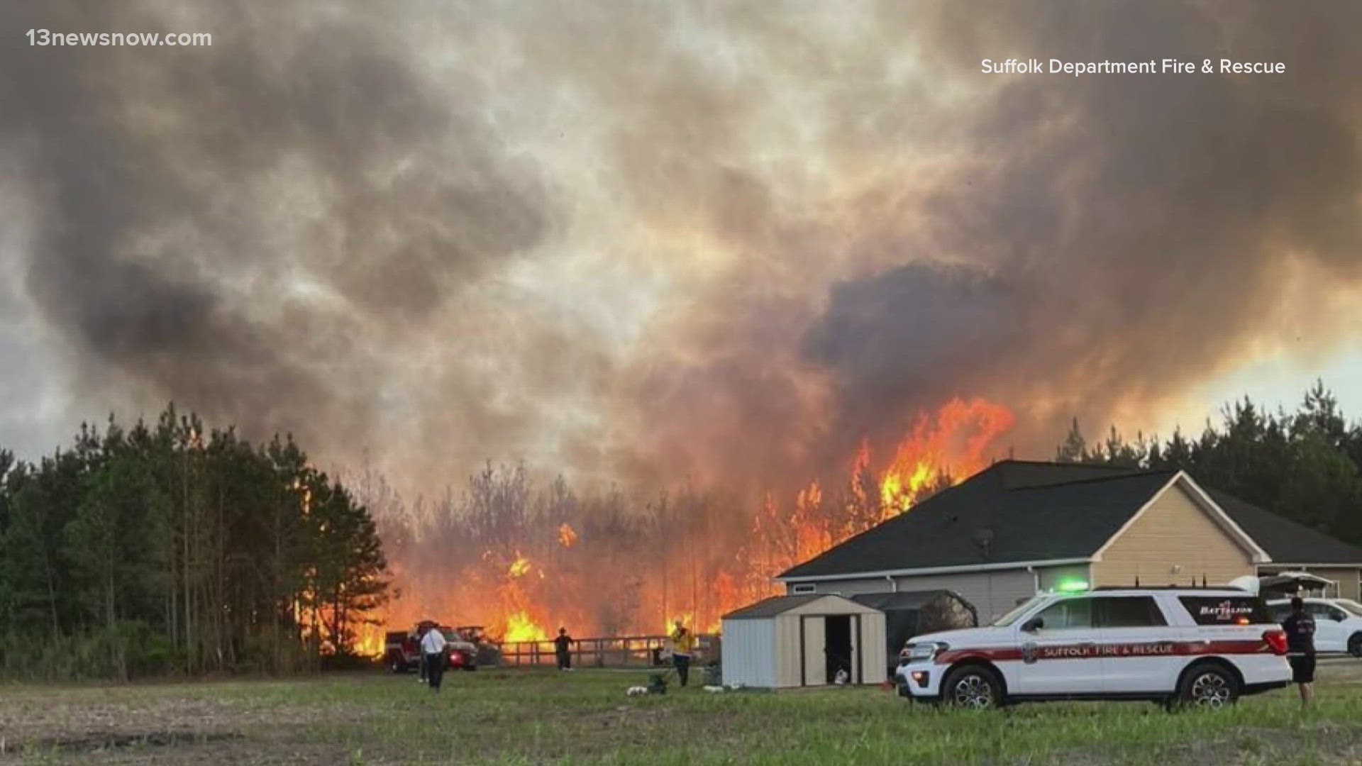 'These are the largest fires we will ever fight geographically ...
