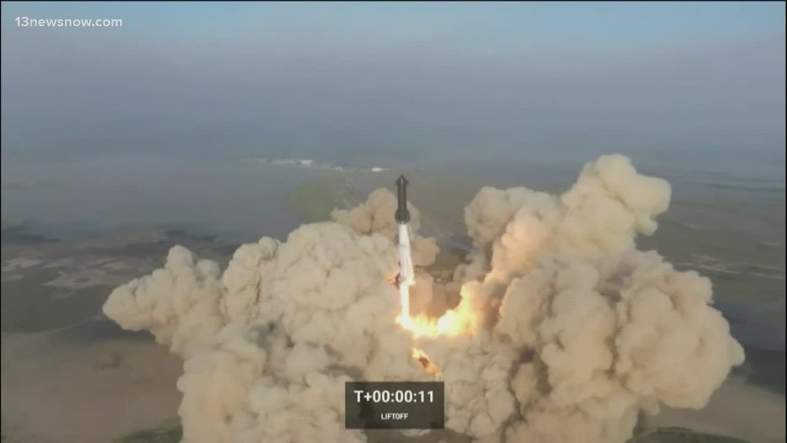 SpaceX Starship test launch | 13newsnow.com