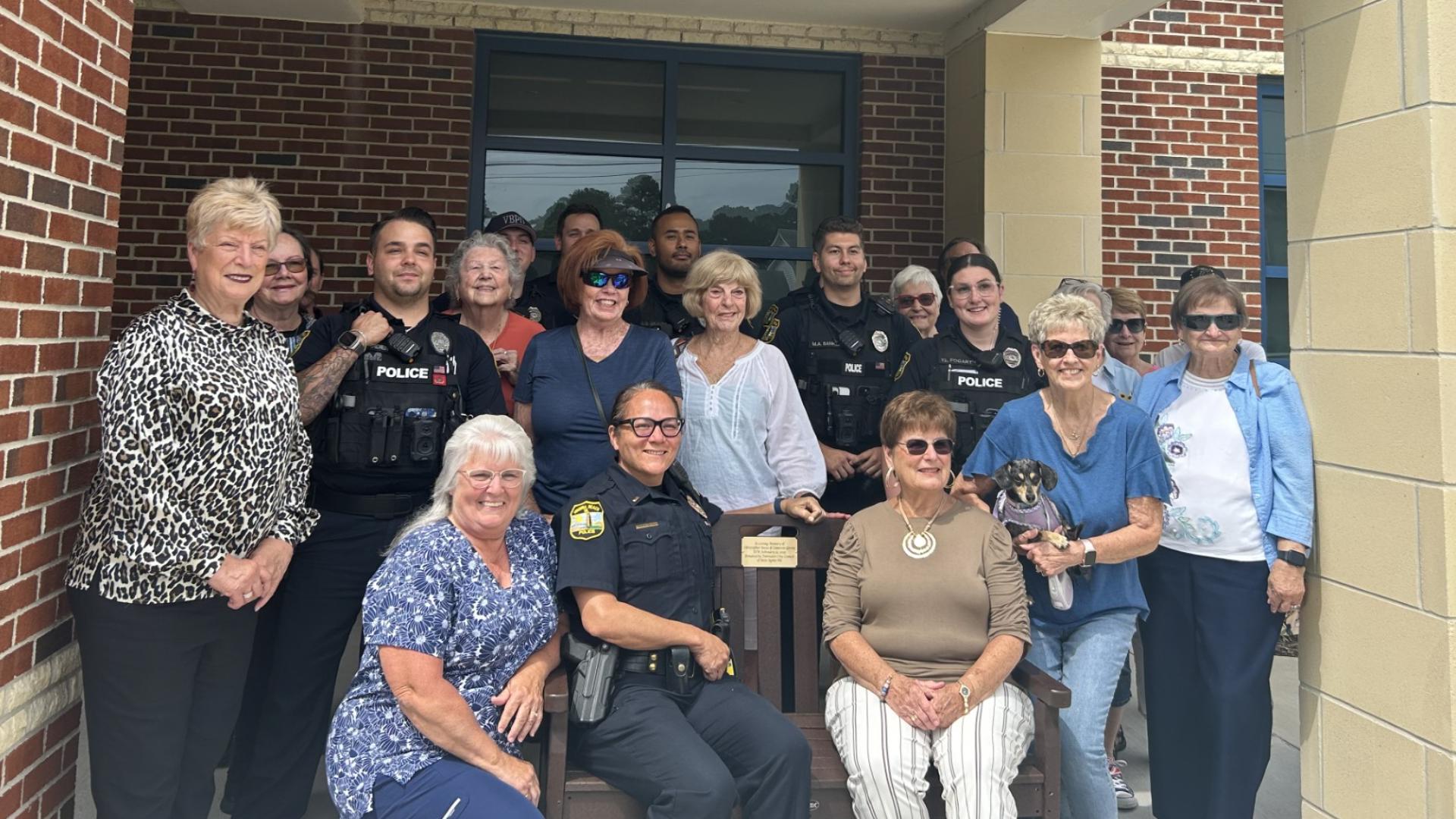 Virginia Beach honors fallen officers with memorial bench | 13newsnow.com