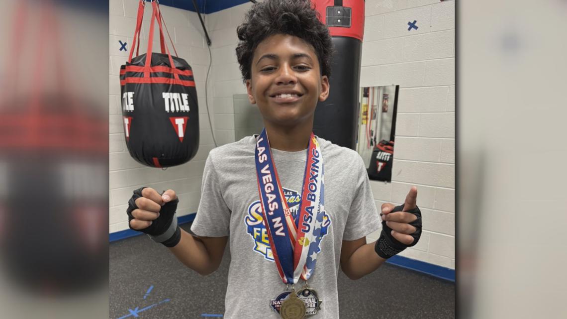 Chesapeake boxer Josiah Gordon strikes gold at Junior Olympics ...