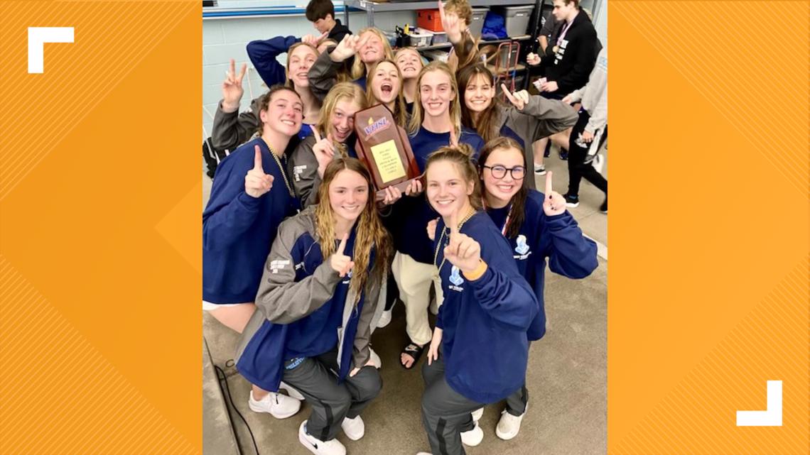 First Colonial HS girls swim team brings home 3rd straight title ...