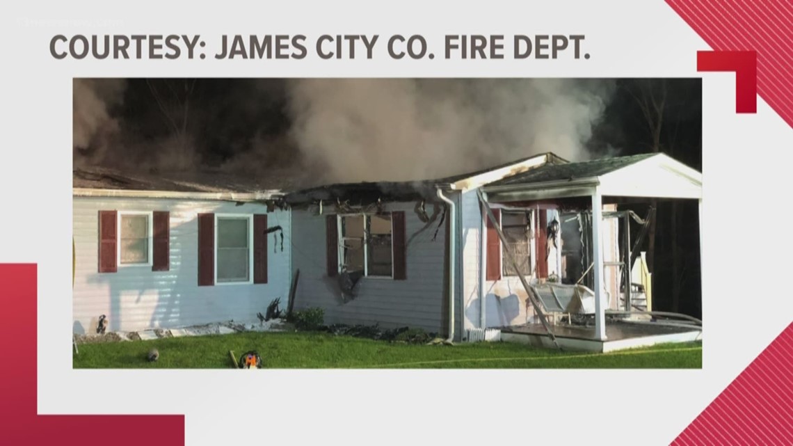 Crews battle house fire in James City County overnight | 13newsnow.com