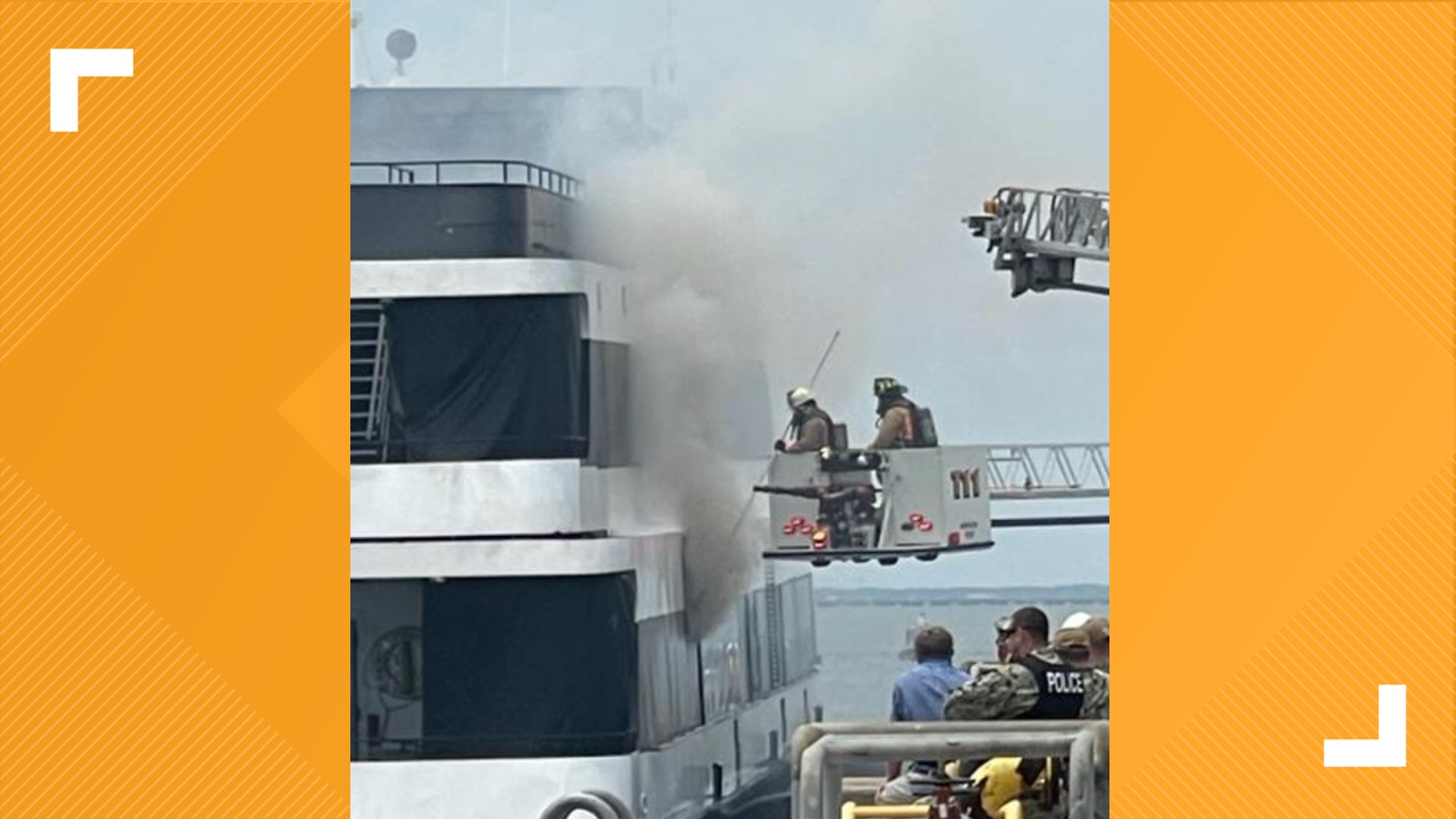 Fire on board the Spirit of Norfolk cruise yacht | 13newsnow.com