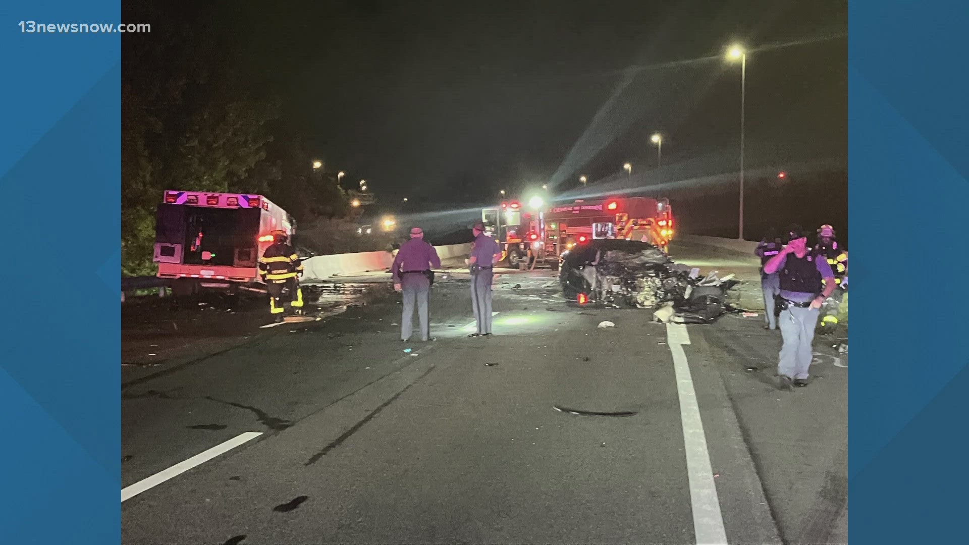 Three dead in wrong-way crash on I-464 | 13newsnow.com