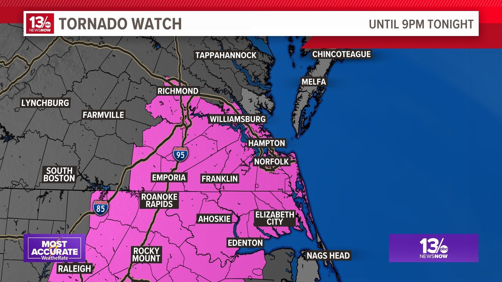 Tuesday storm updates, closings, power outages in Virginia | 13newsnow.com